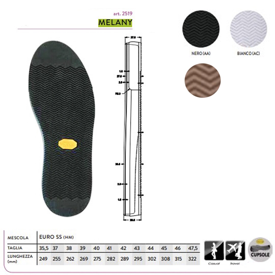 Vibram Melany 2519 Rubber Cupsole Repair Creation of Sneakers Shoes - Etsy