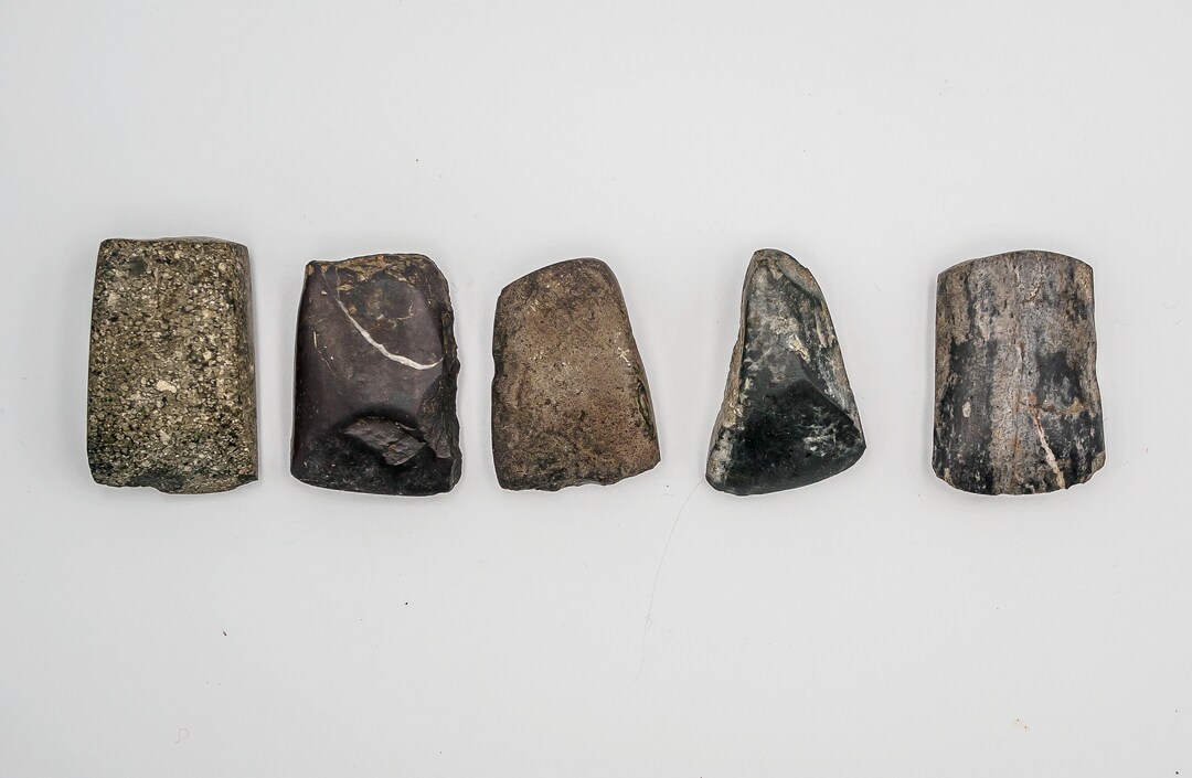 Five Neolithic Stone Adzes: Thai Farming Tools, 3000-5000 Years Old - Etsy