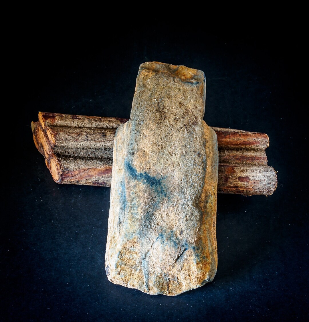 Neolithic Stone Adze/large, Shouldered Stone Axehead/neolithic Thai ...