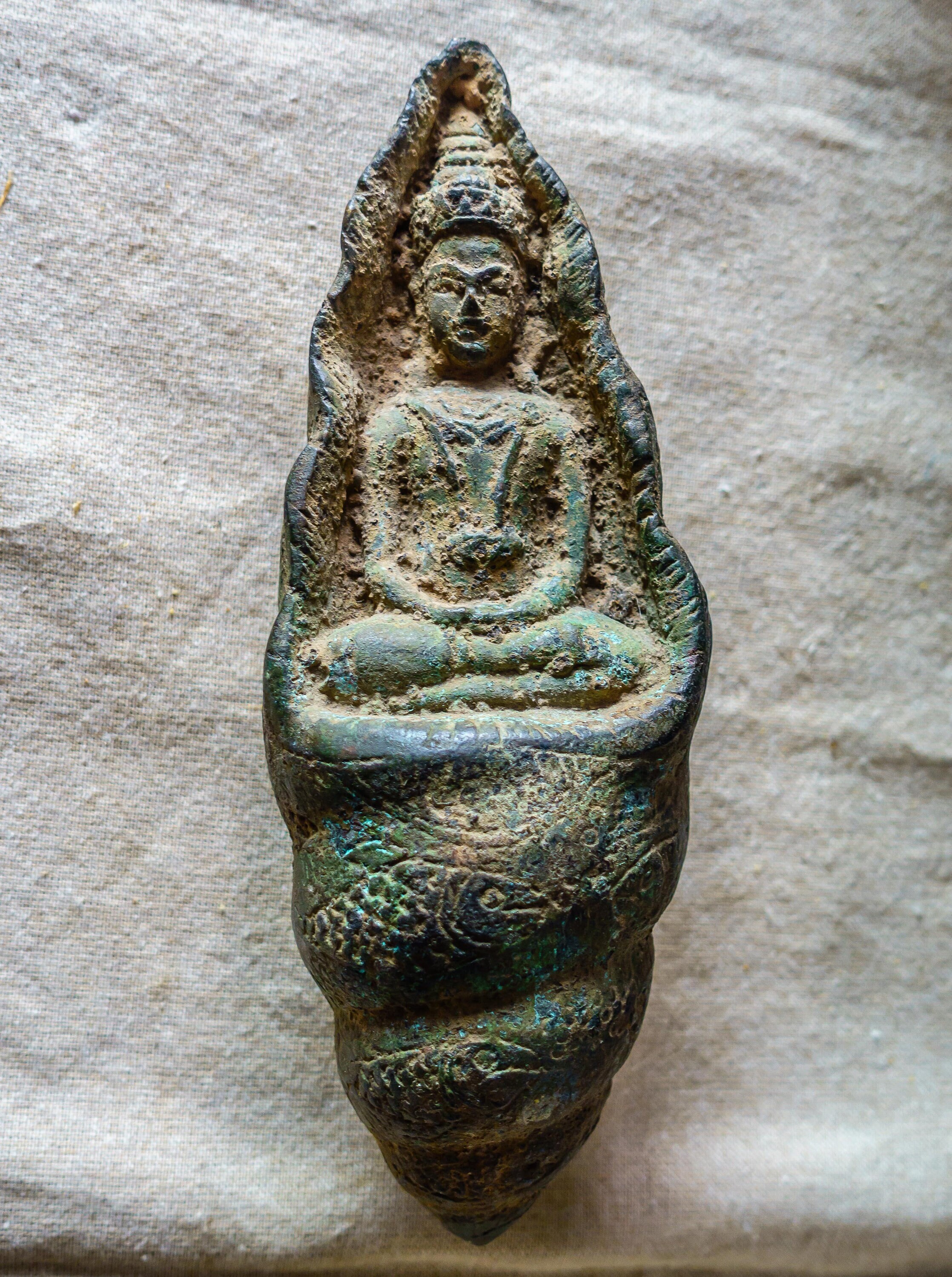 Khmer Bronze Buddha/replica Khmer Statue From Cambodia - Etsy