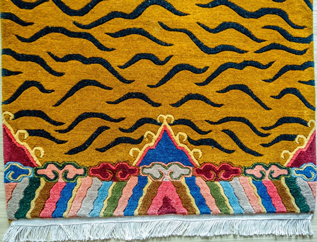 Tibetan Tiger Carpet/tibetan Tiger Rug/tibetan Tiger Carpet Wallhanging ...