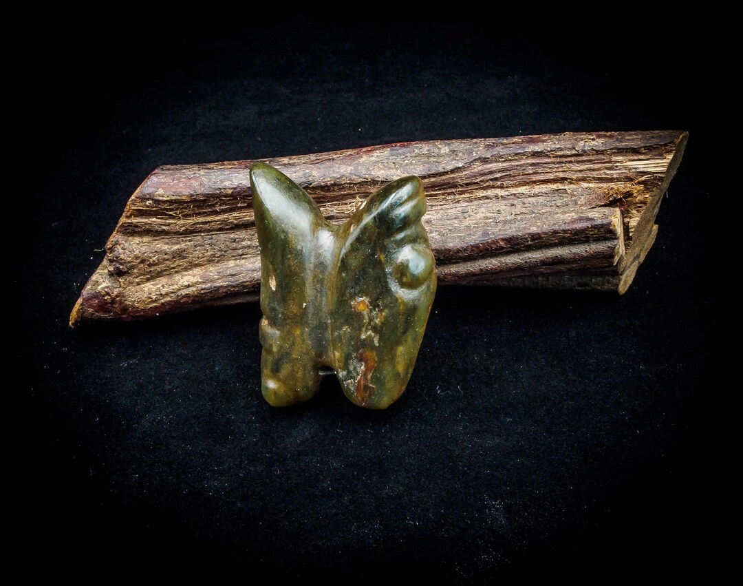 Antique Carved Jade Cicada Bead/old Thai Carved Cicada Bead/ancient ...