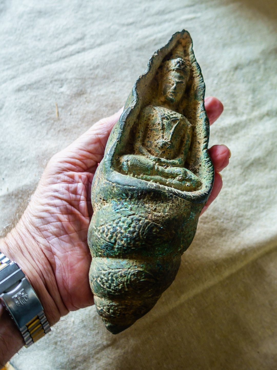 Khmer Bronze Buddha/replica Khmer Statue From Cambodia - Etsy