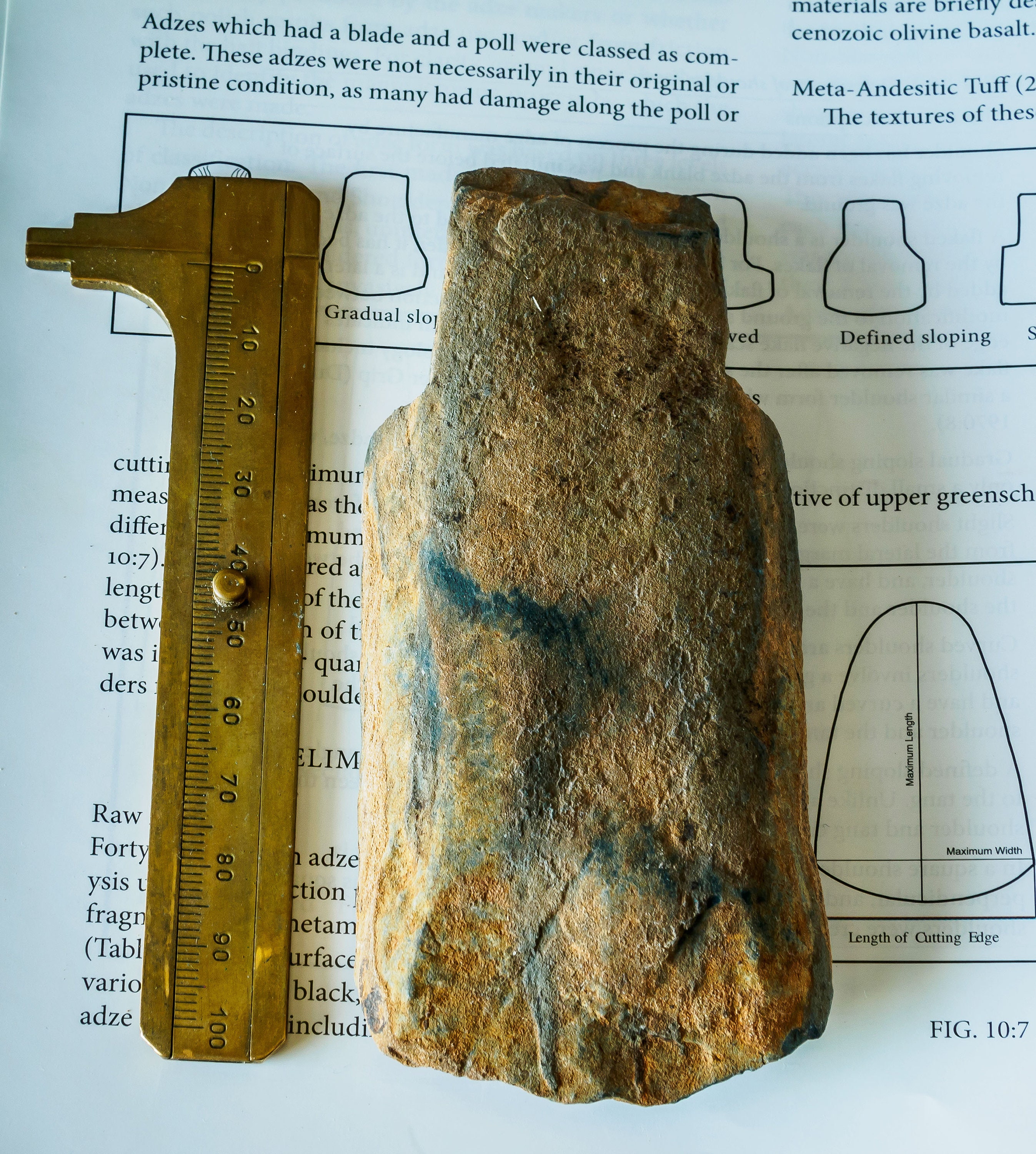 Neolithic Stone Adze/large Shouldered Stone Axehead/neolithic - Etsy