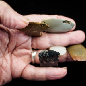 Five Neolithic Stone Adzes/five Small Stone Axeheads/five Neolithic ...