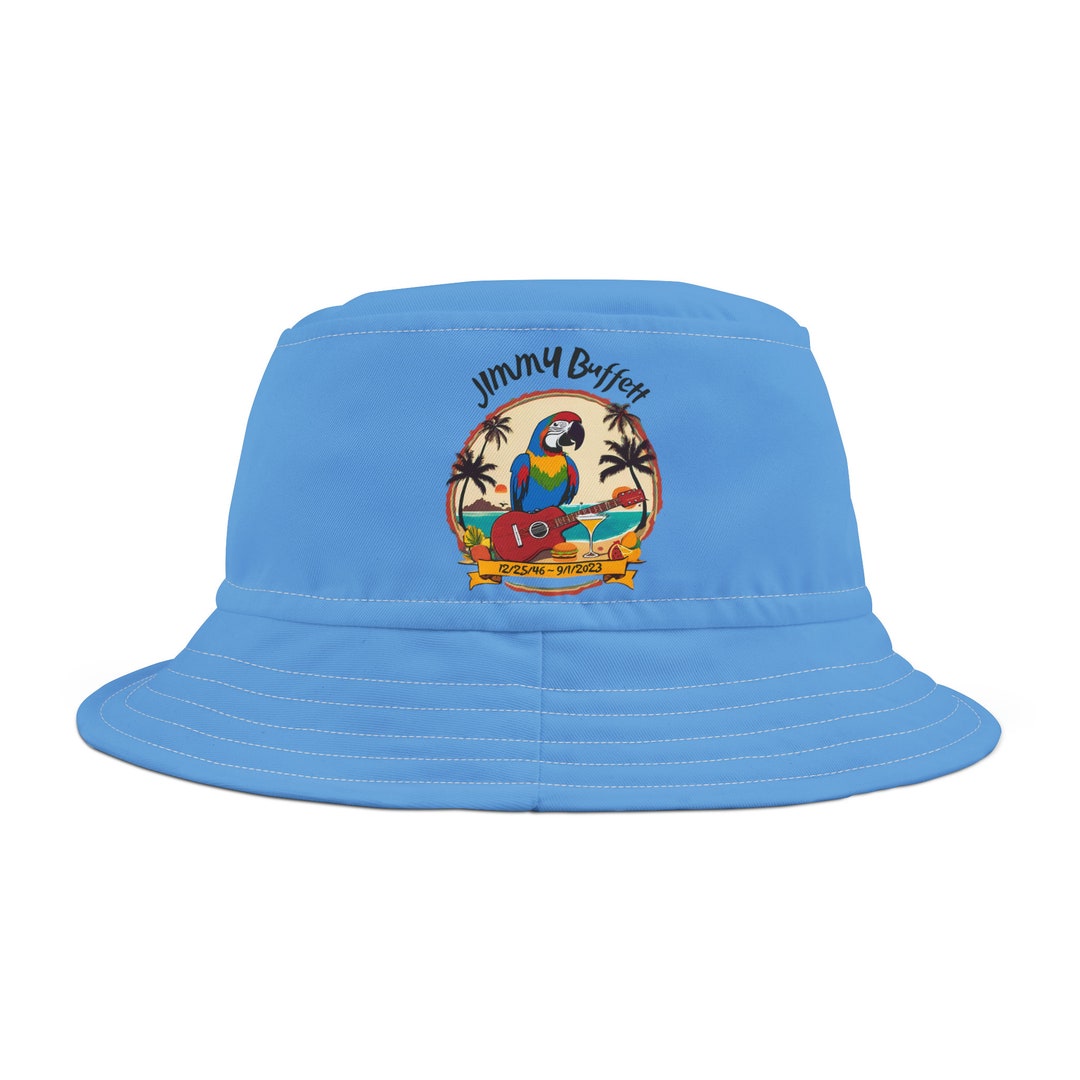 Jimmy Buffett Memorial Bucket Hat, Sun Hat, Shade Hat, Summer Hat, 2 ...