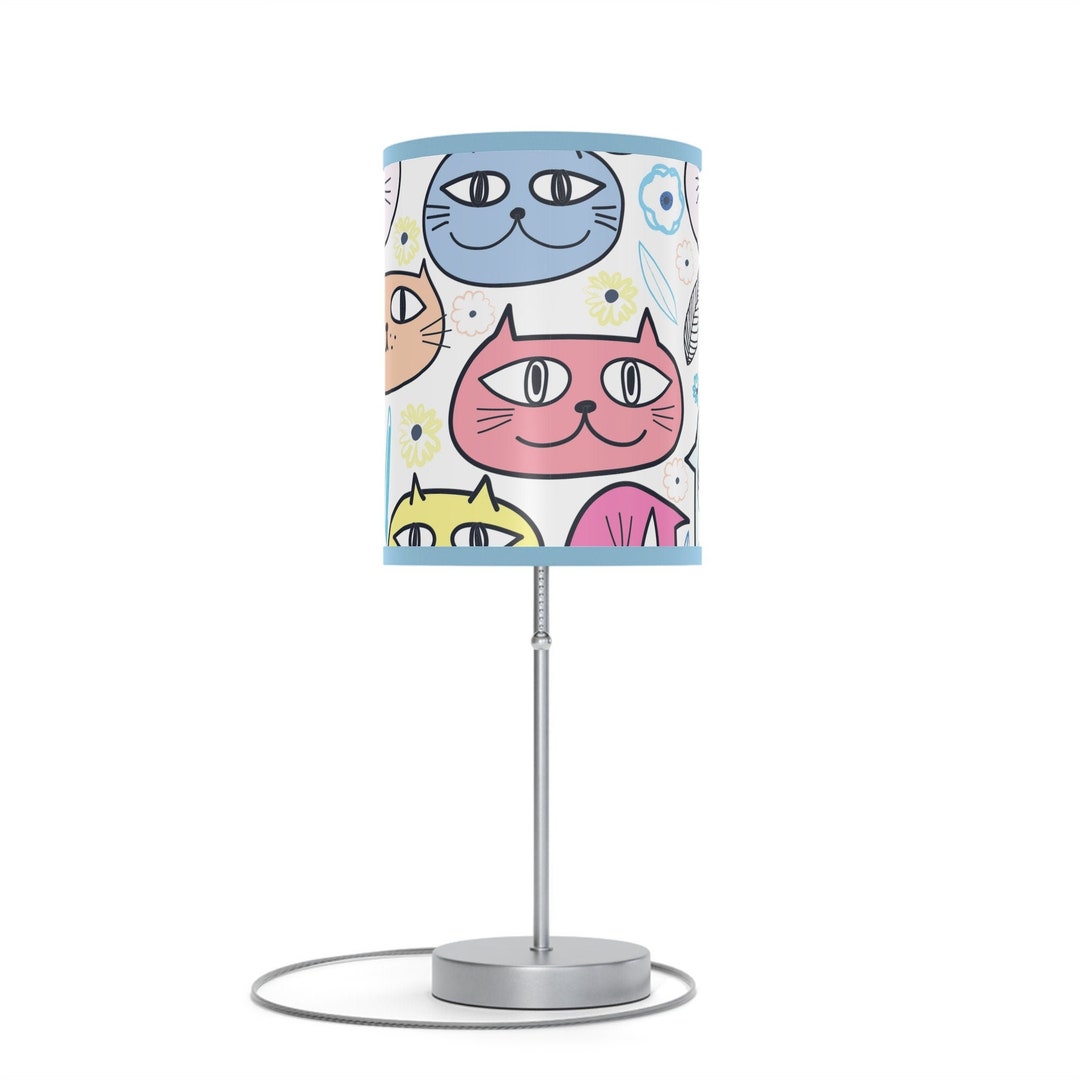 Fat Cat Table Lamp, Nightstand Lamp, Nightlight - Etsy