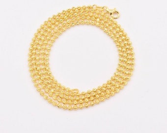 Moon Cut Bead Chain | Etsy