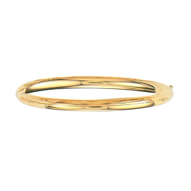 Gold Bangles 14k - Etsy