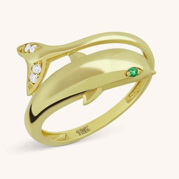 Dolphin Ring - Etsy