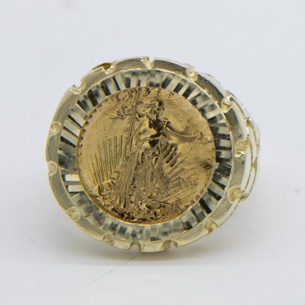 Gold Nugget Ring Design Men - Etsy