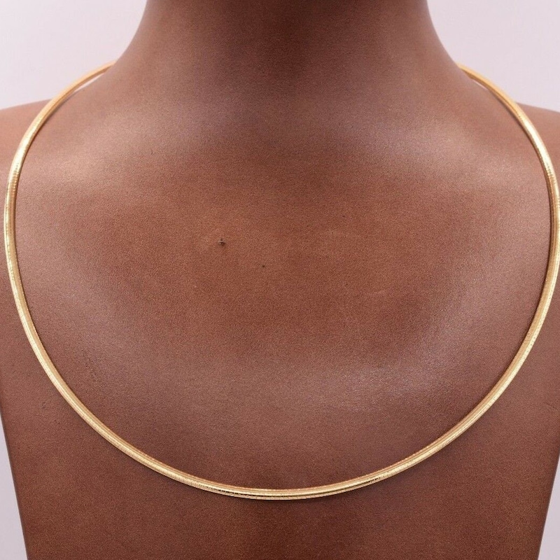Omega Chain in Gold - Etsy