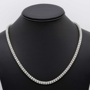 5mm Diamond-cut Ice Link Chain Sterling Silver 925 Italy All Sizes - Etsy