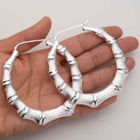 Bamboo Earrings - Etsy