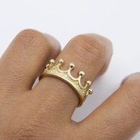 Crown Ring - Etsy