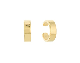 Solid Gold Ear Cuff Ring,chevron Ear Cuff,cz Pave Ear Cuff, 9k 14k Gold ...