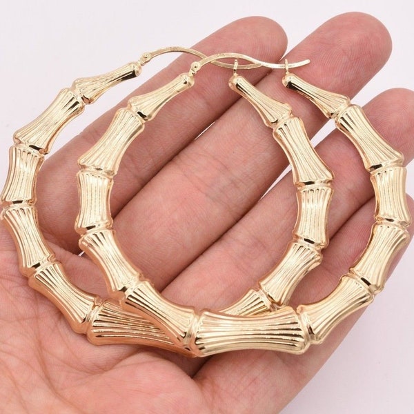 Bamboo Earrings - Etsy