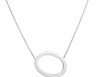 O Block Necklace - Etsy