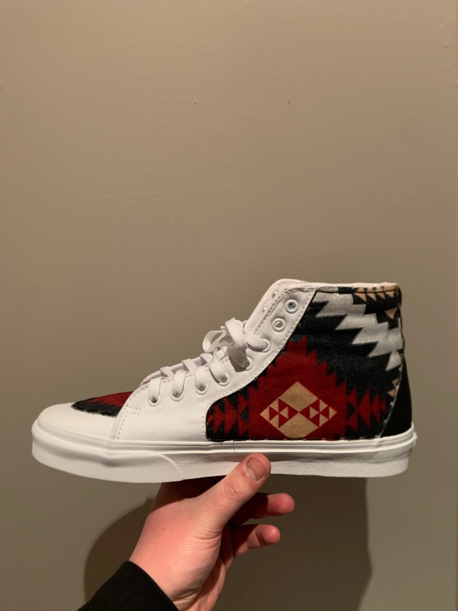 Custom Aztec Vans Sk8 Hi - Etsy