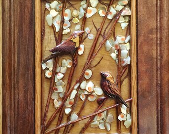 Wood Inlay Art - Etsy