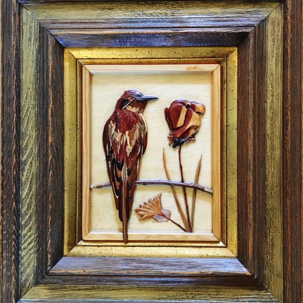 Wood Inlay Picture - Etsy