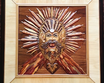 Indian Chief Wood Carving - Etsy