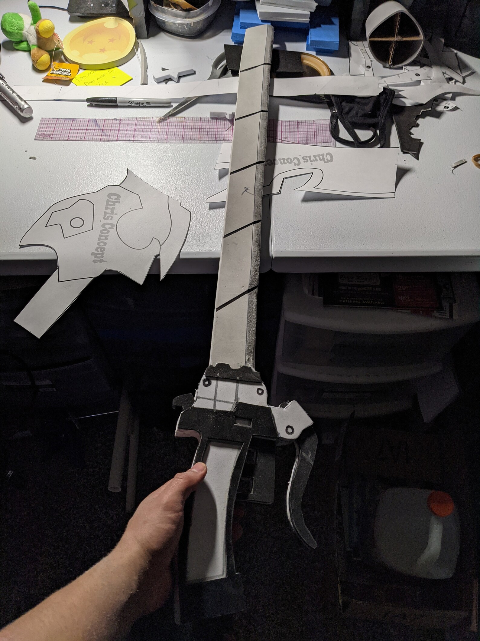 Titan Blade/Sword PDF Pattern Blueprint AOT | Etsy