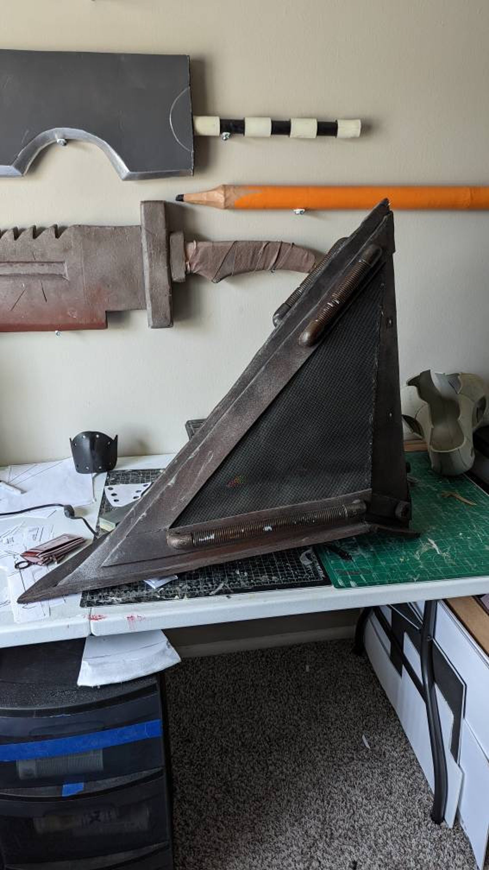 Pyramid Head's Head template / Blueprint - Etsy