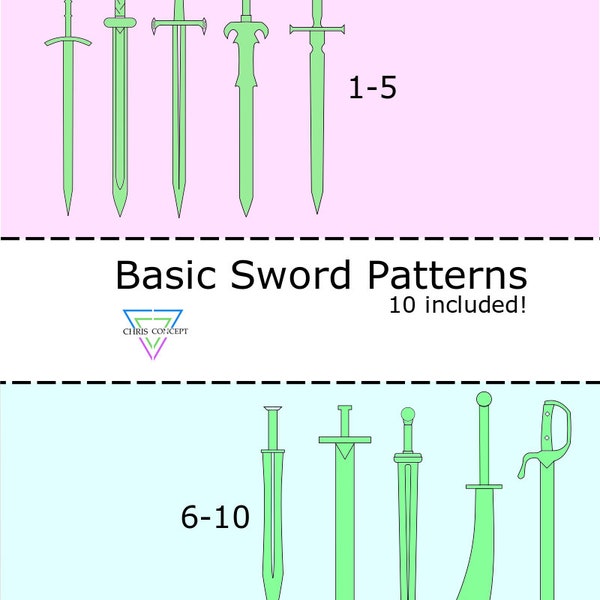 Sword Pattern - Etsy