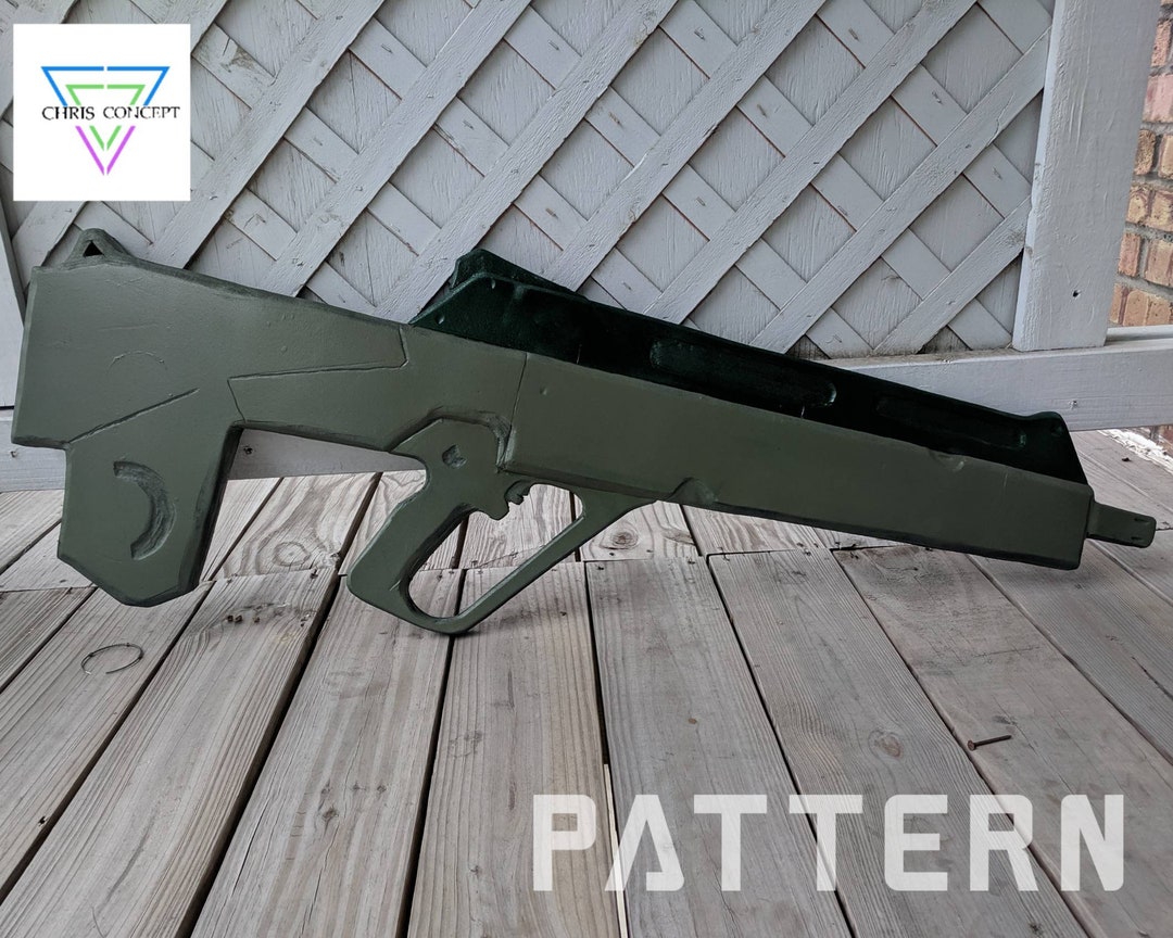Pallet Rifle - Cosplay PDF Pattern Blueprint (neon Genesis Evangelion ...