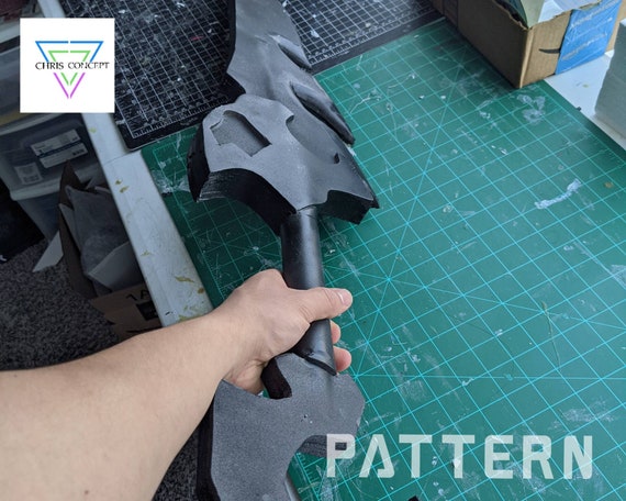 Classic Pyke Sword Cosplay PDF Pattern Blueprint league of | Etsy