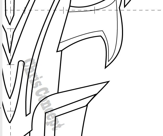 Classic Zed Blades Cosplay PDF Pattern Blueprint league of | Etsy