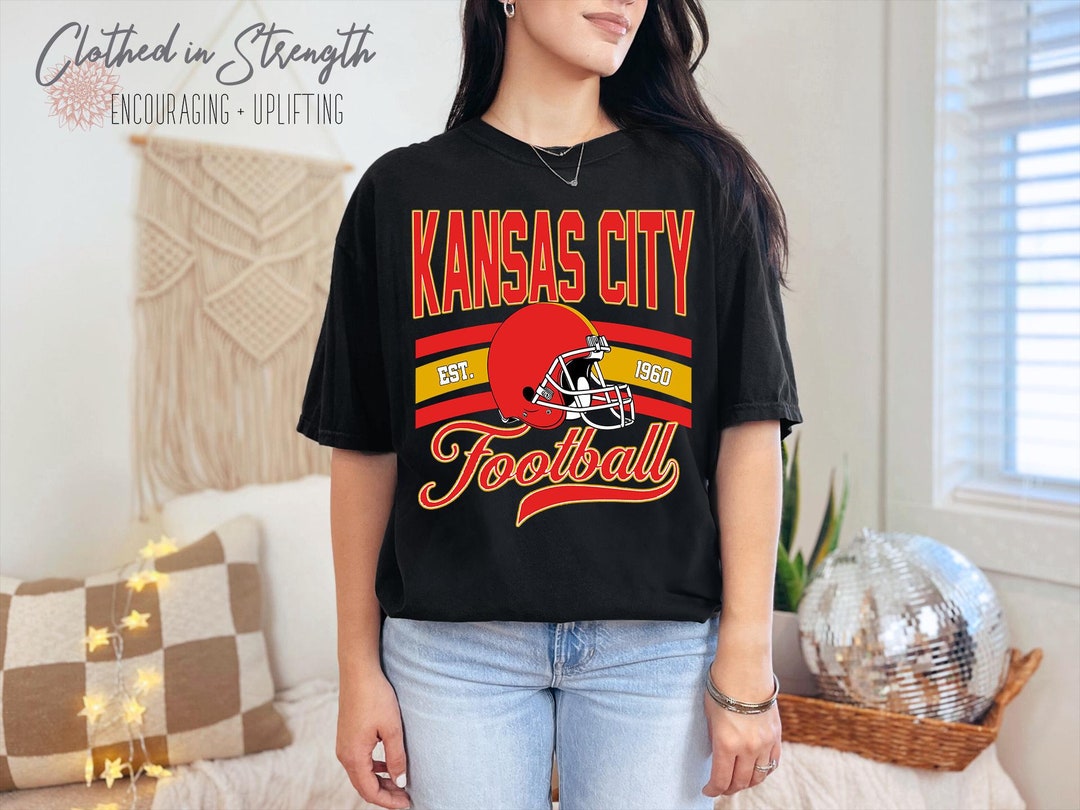 Kansas City Football, Est 1960, Vintage Graphic Tee - KC Pride T-shirt ...