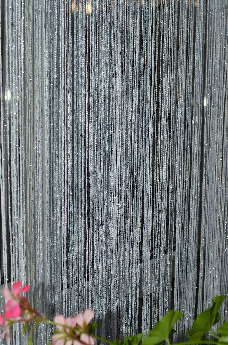 Window Curtain Thread Curtain Room Divider Sheer Curtains - Etsy