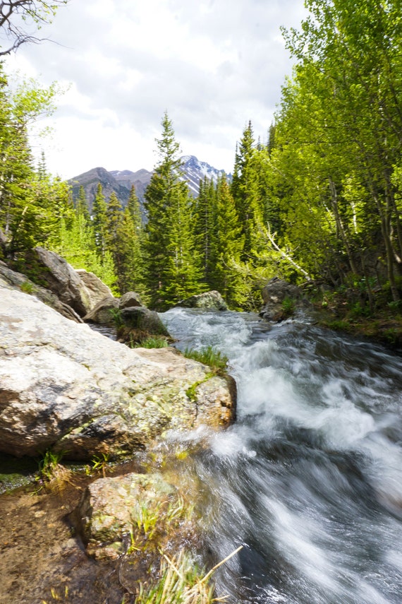 Rocky Mountain Rapids Photo Print | Etsy