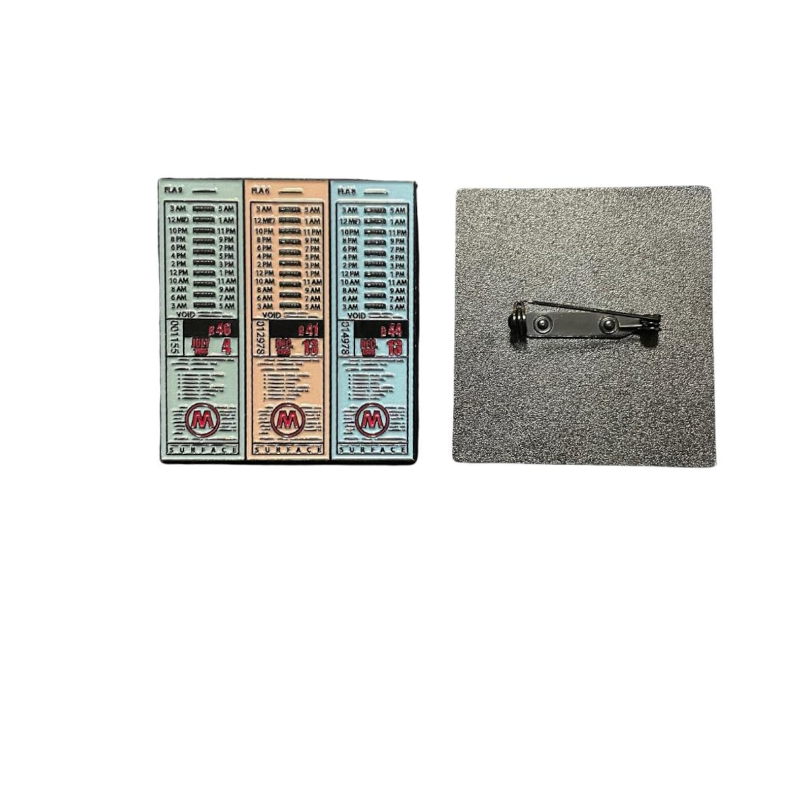 Old School NYC Bus Transfer Enamel Pin - Etsy