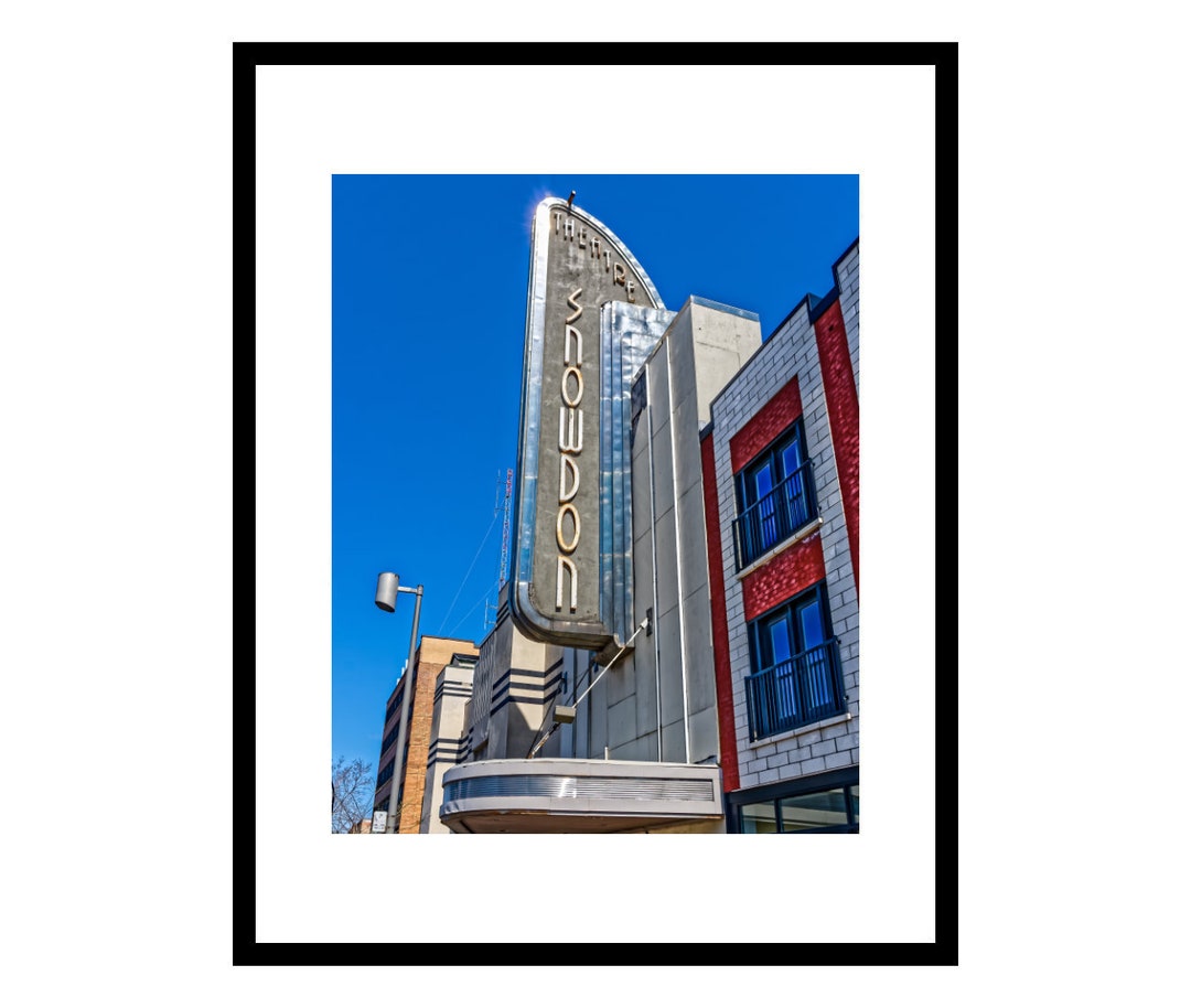 Montreal's Snowdon Theatre Designed in the Art Deco Style - Etsy
