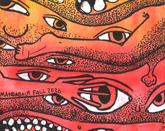 Body Horror Print - Etsy