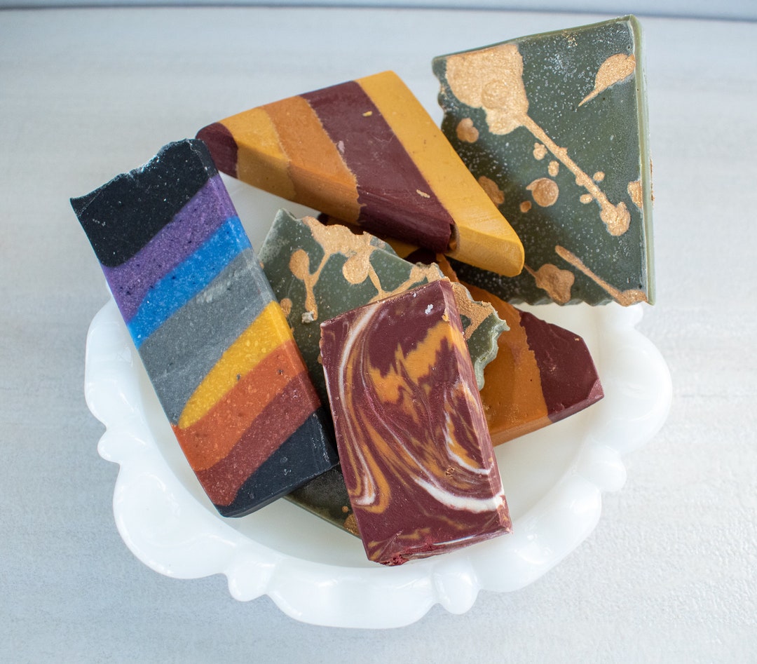 Five Assorted Bar Soap Ends, Sample Pack, Artisanal Handmade ...