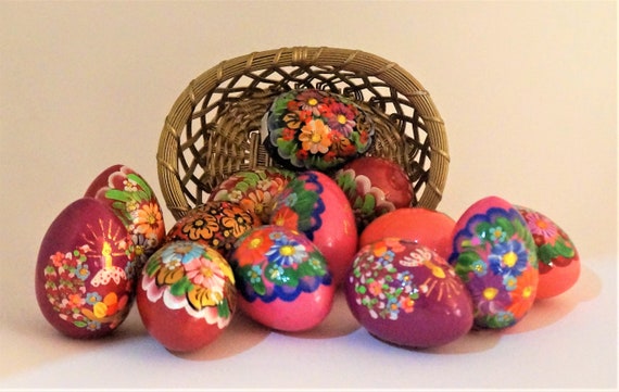 Ass. one Hand Painted Russian Easter Egg 3 Tall - Etsy