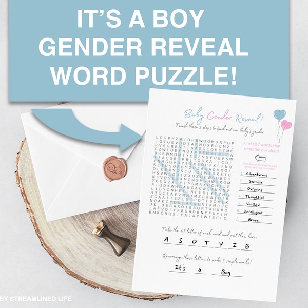 Twins Gender Reveal - Etsy