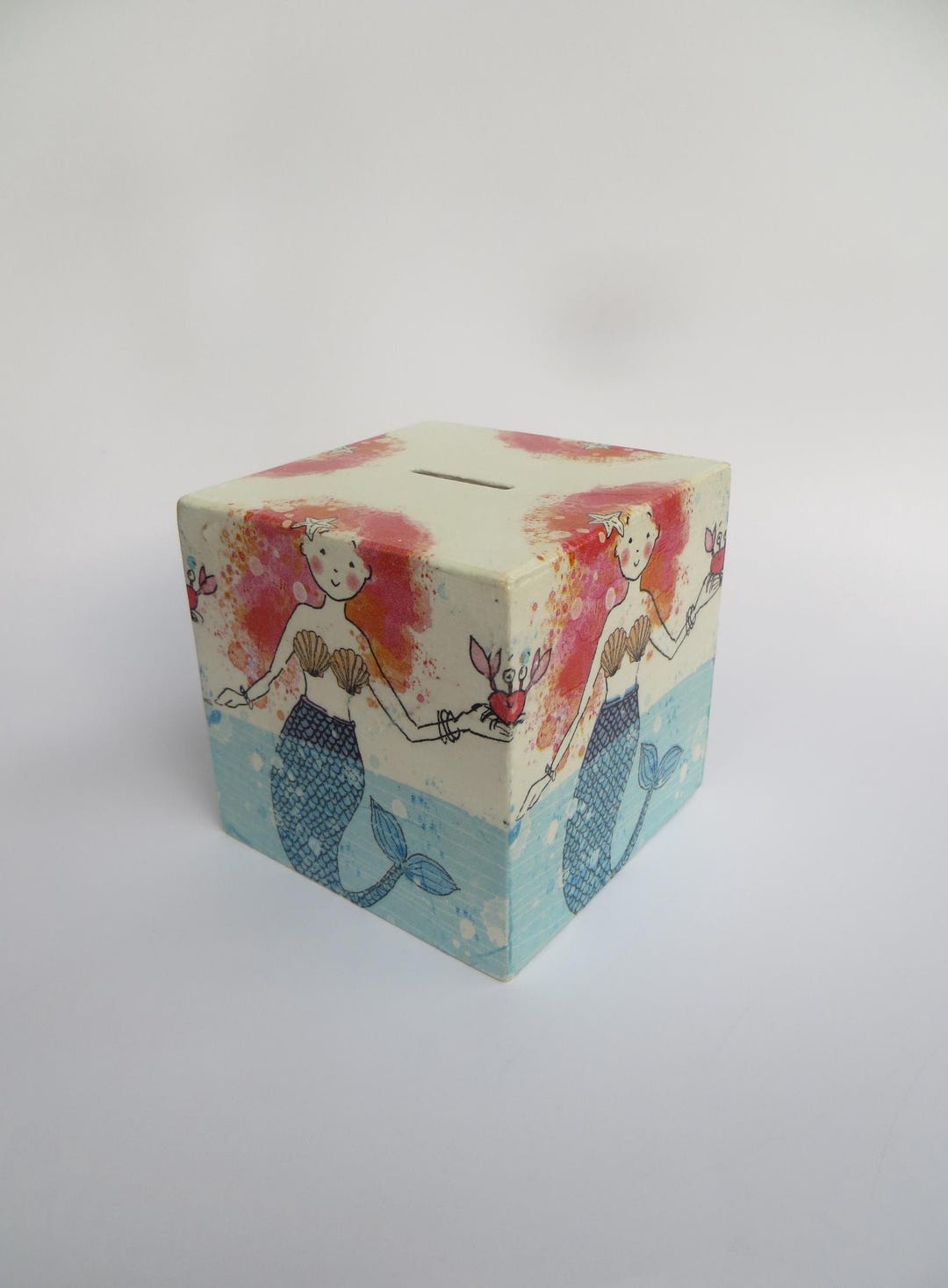 Mermaid Money Box, Money Gift for School Enrollment - Etsy