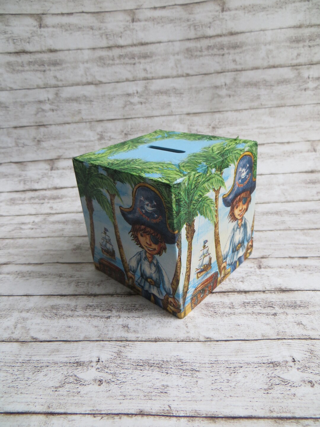 Pirate Money Box, Money Gift Boy, Communion - Etsy