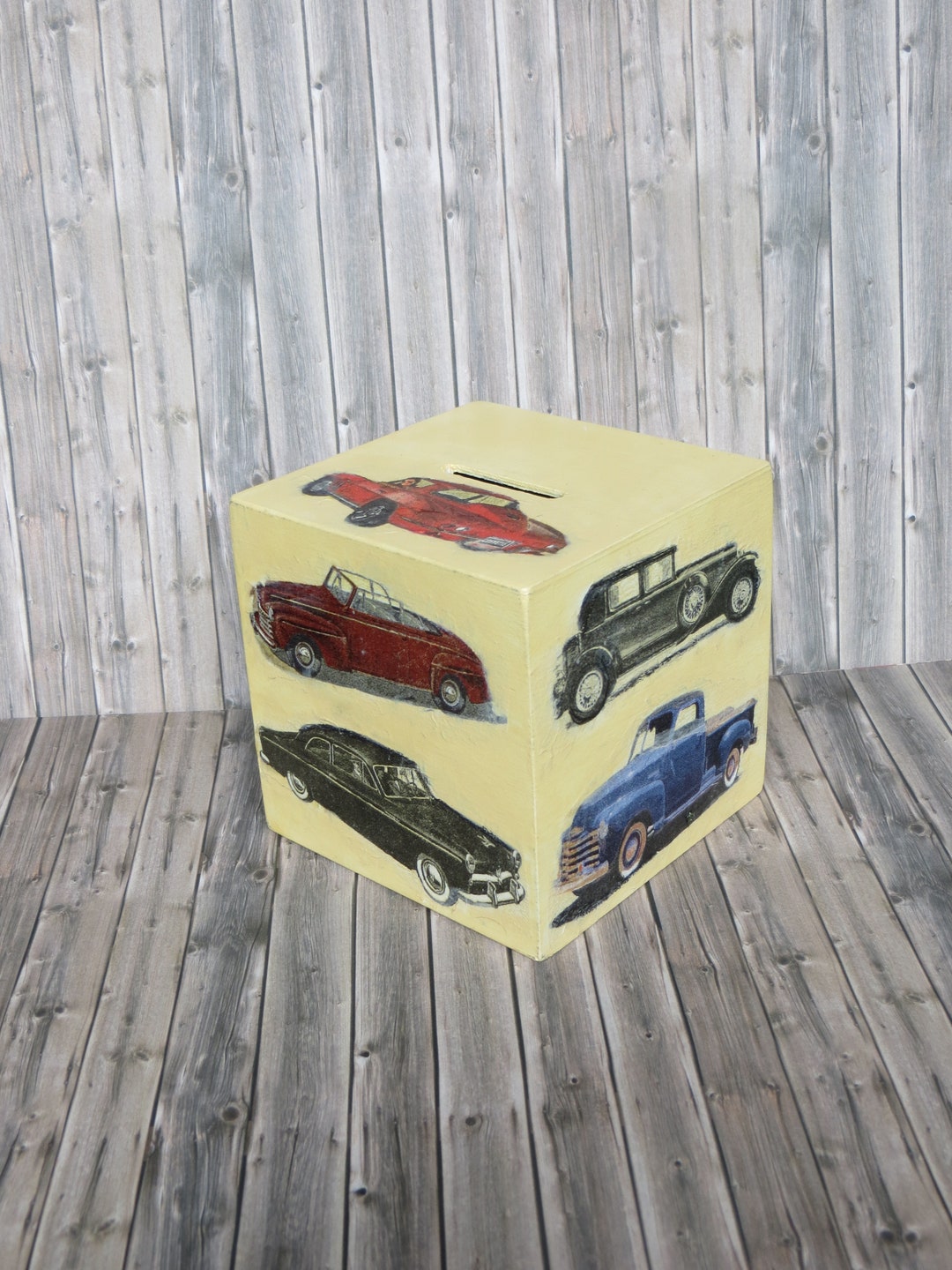 Money Box Cars, Vintage Cars, Vehicles, Customizable - Etsy
