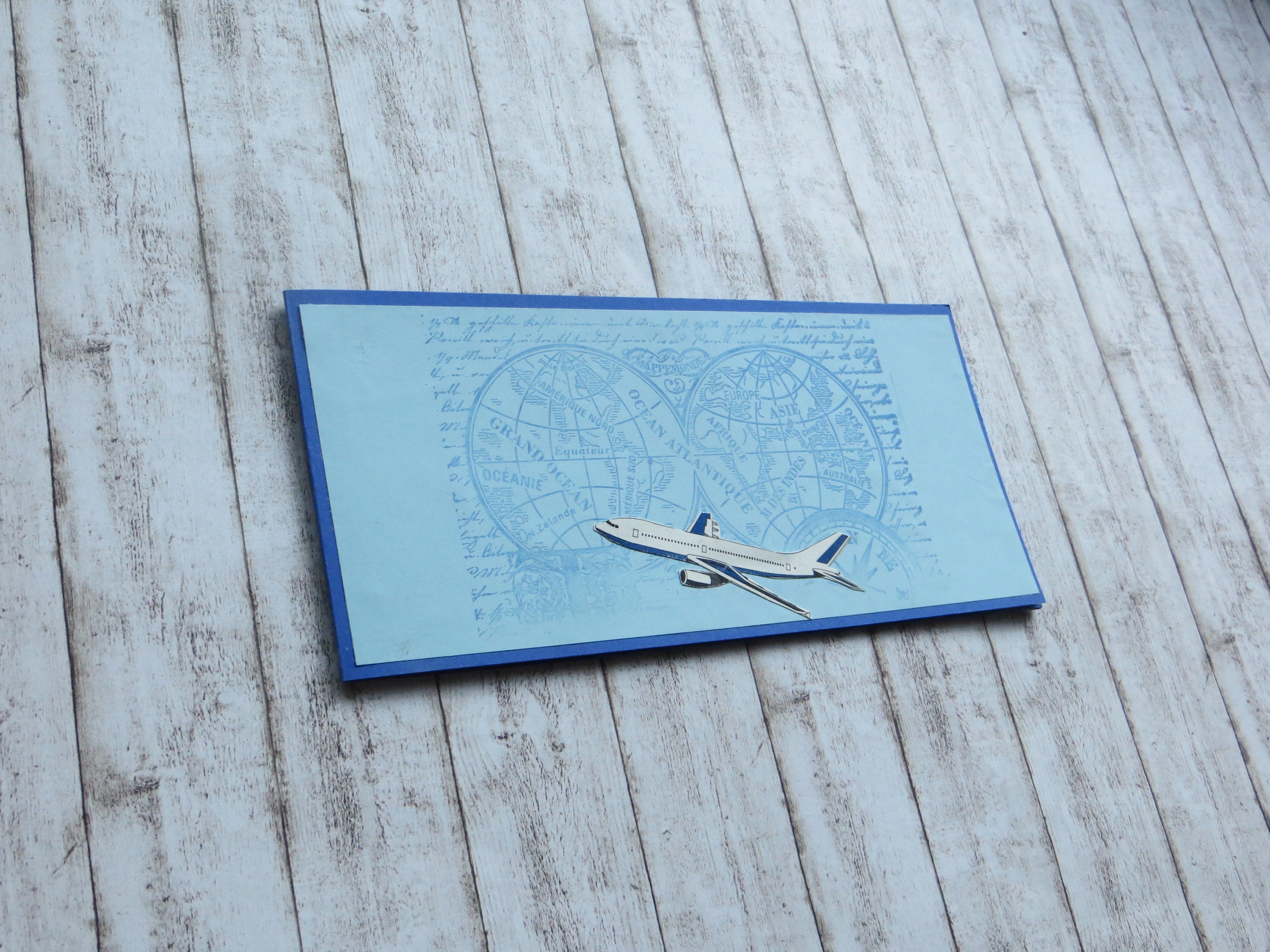 Gutscheinkarte für ein Flugticket ReiseGeldgeschenk | Etsy