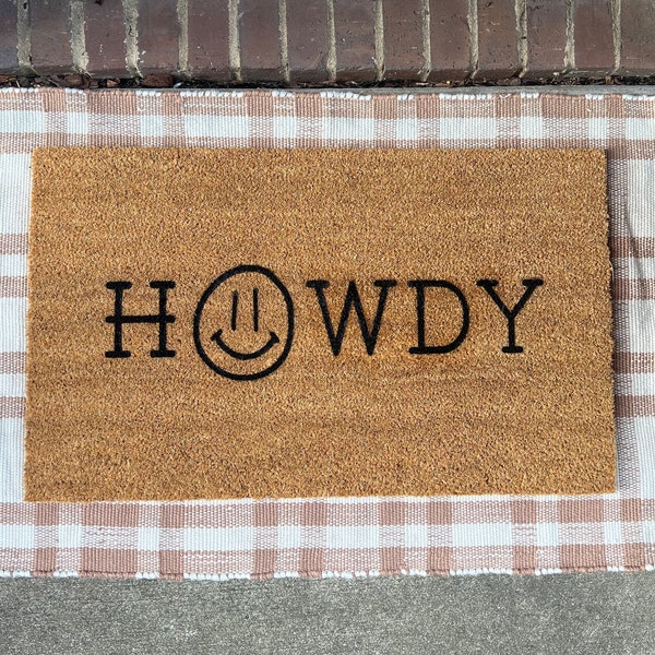 Texas Doormat - Etsy