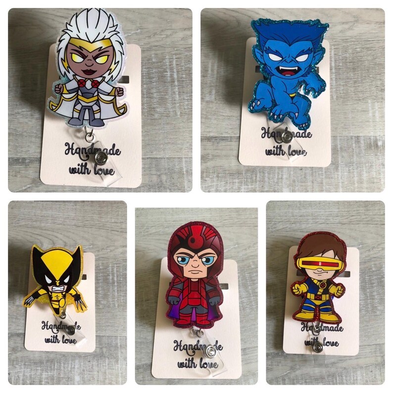X-men Badge Reels - Etsy