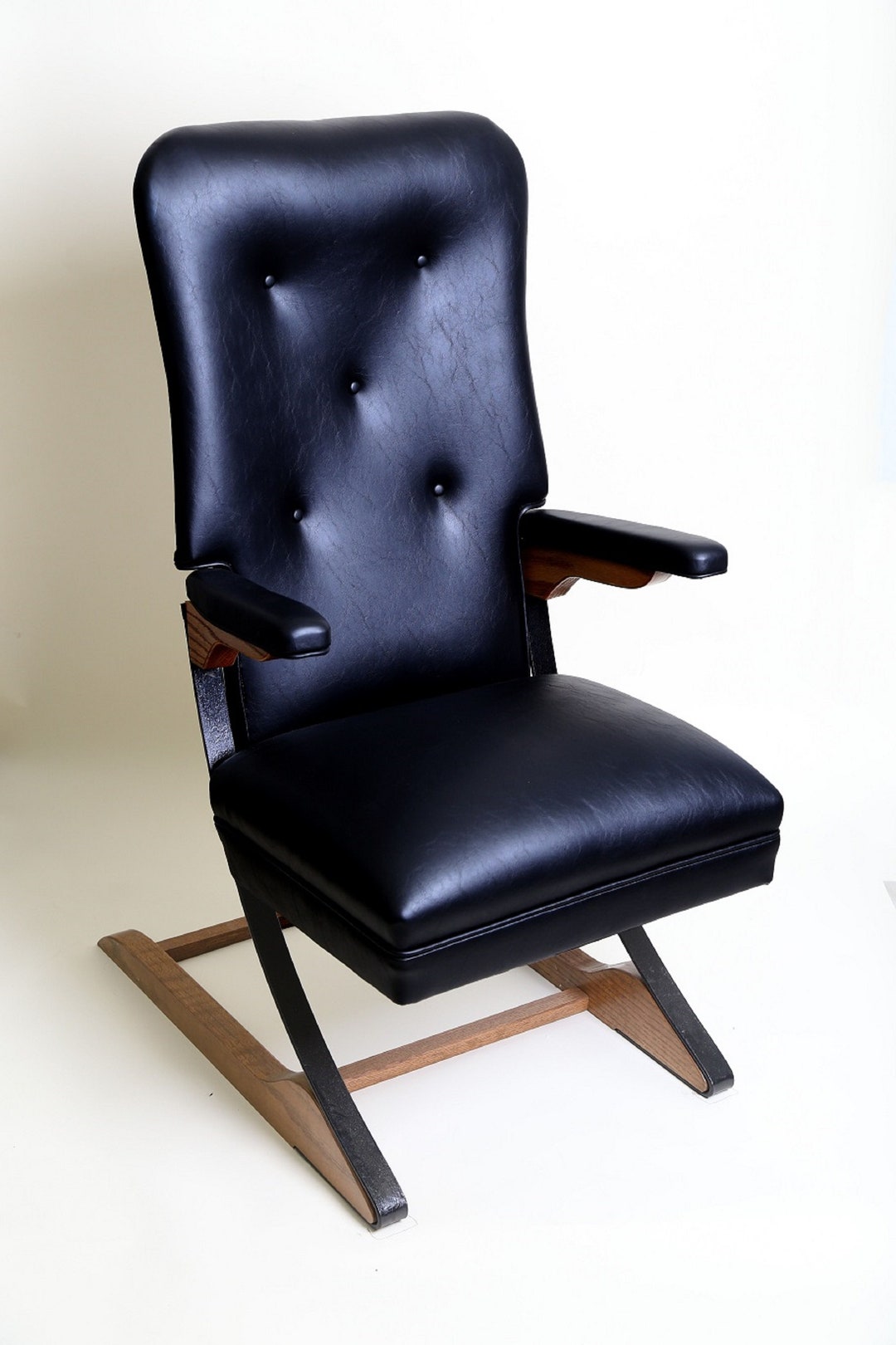 ROK-A-CHAIR Mid-century Modern Cantilever Spring Rocking Chair With ...