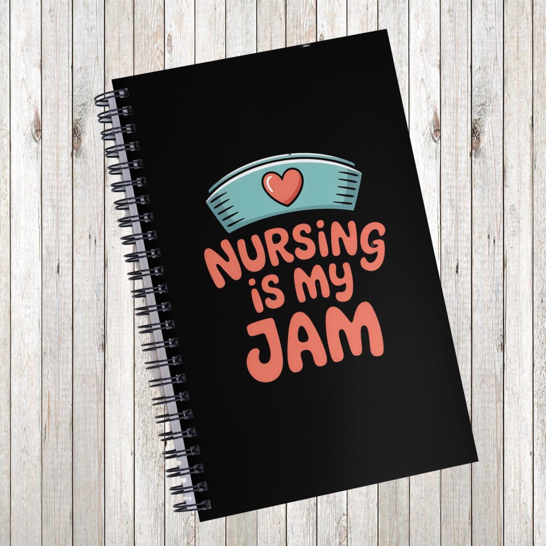 Nursing Spiral Notebook, Student Nurse Journal, Motivational Stationery ...