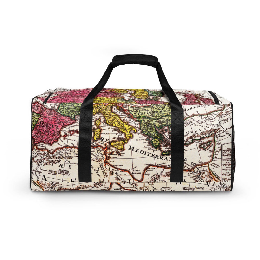 Old Europe Map Duffel bag Old Map Europe Bag Overnight Bag - Etsy México